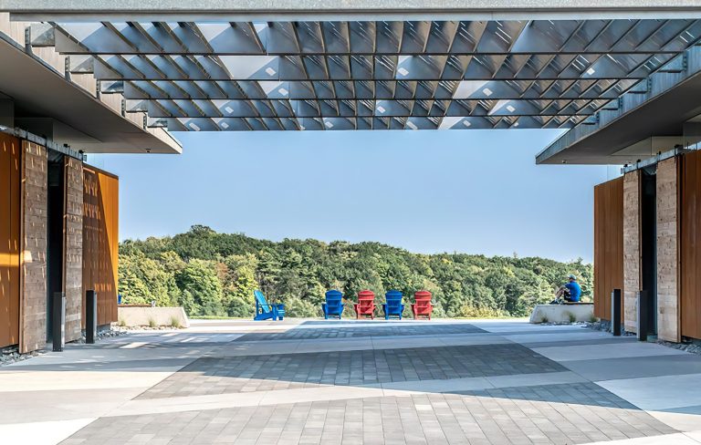 North Maple Regional Park Pavilion - Green Propeller Design